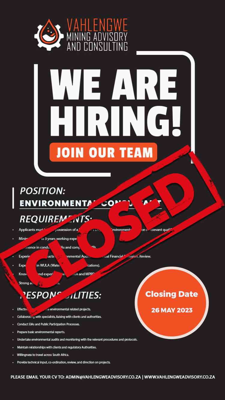 Careers – Vahlengwe Mining Advisory